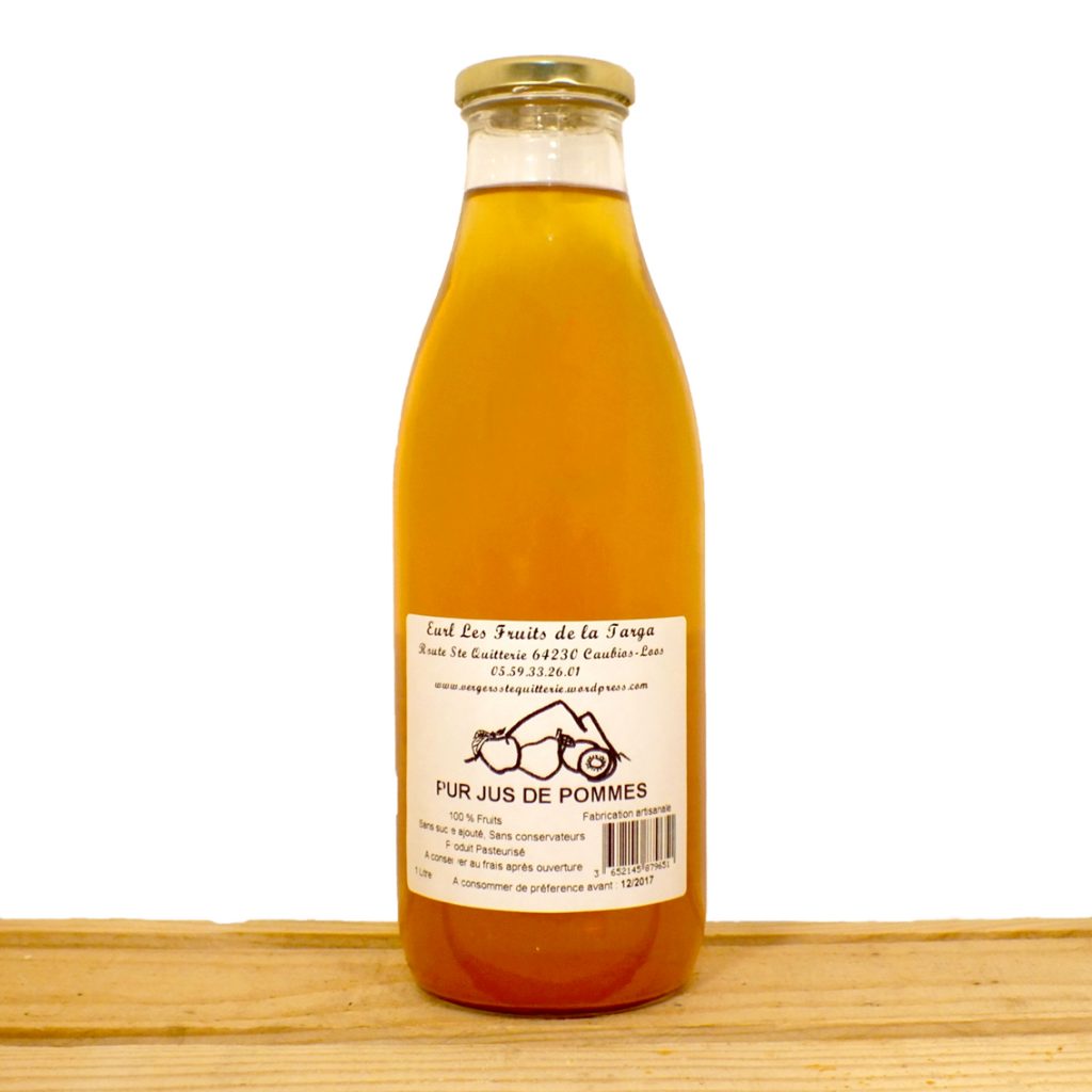 Jus de Pommes Bio - Les vergers de Sainte Quitterie